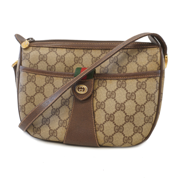 Gucci | Bags | Auth Gucci Sherry Line Shoulder Bag 89 2 032 Womens Gg ...